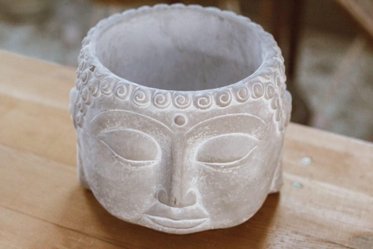 Buddha Head Planter - The TAYLOR'd Home